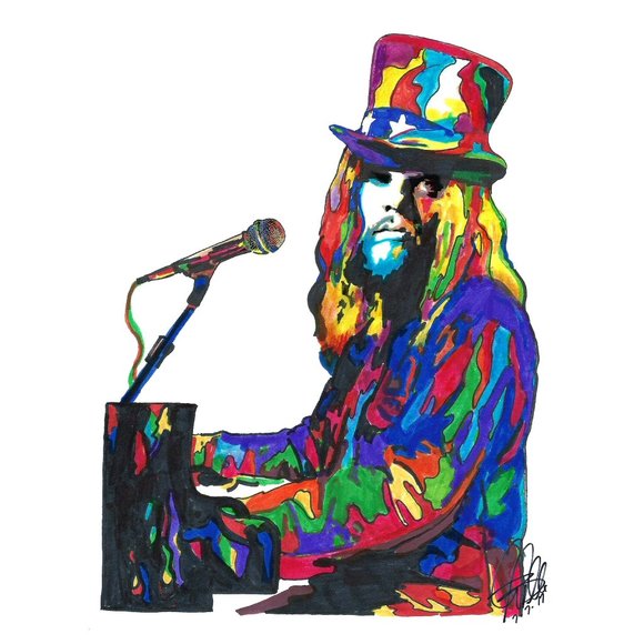 Art | Leon Russell Singer Piano Rock Music Poster 18x24 | Poshmark